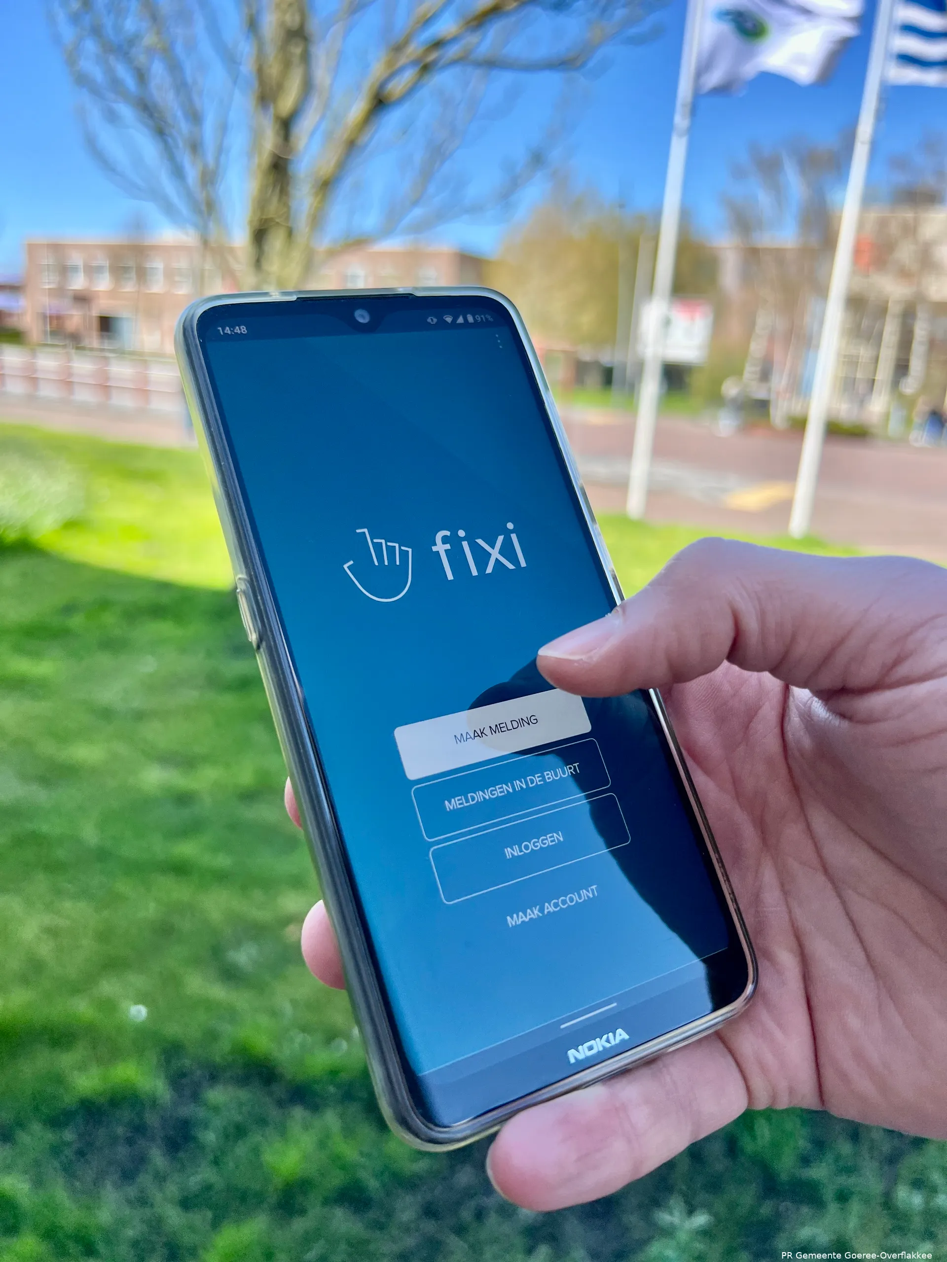 Melding openbare ruimte? Gebruik alleen Fixi!